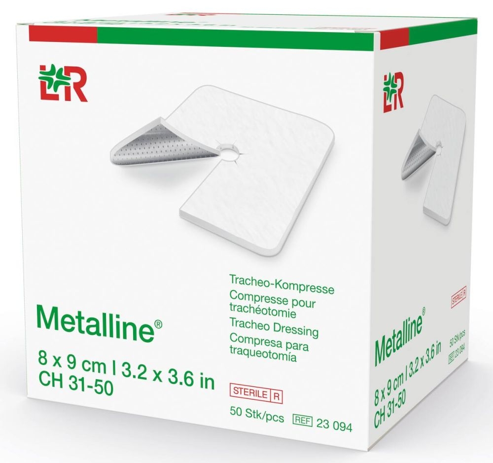 Compresse trachéotomie stérile METALLINE® | La Centrale Médicale